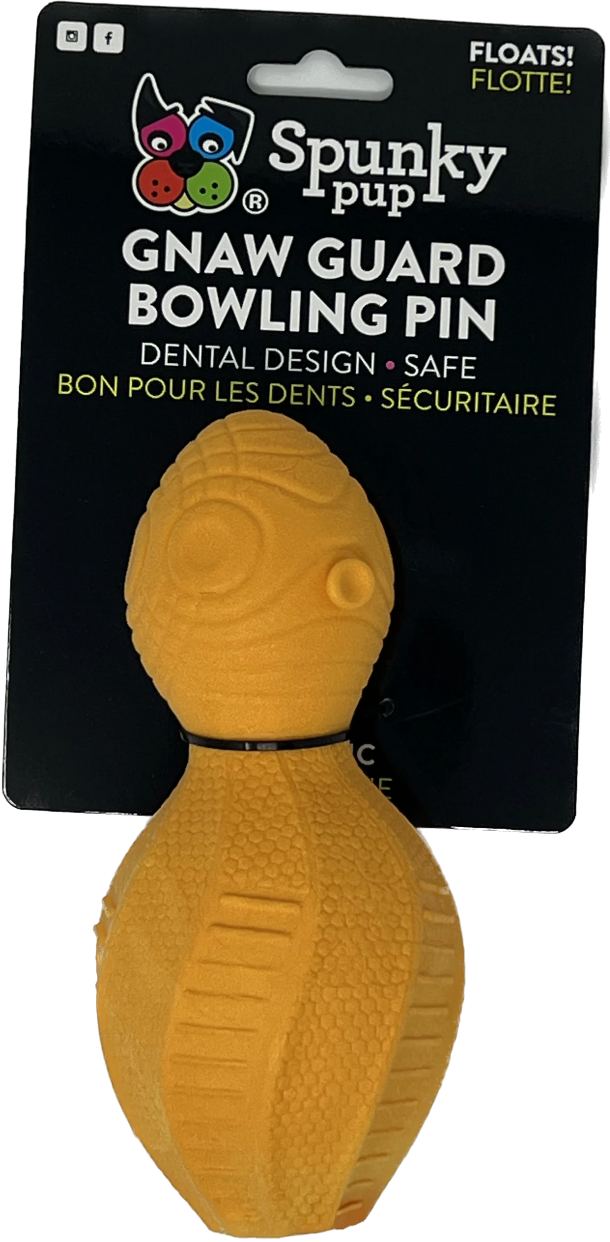 Spunky pup gnaw guard toy, bowling pin – Brothers Country Supply